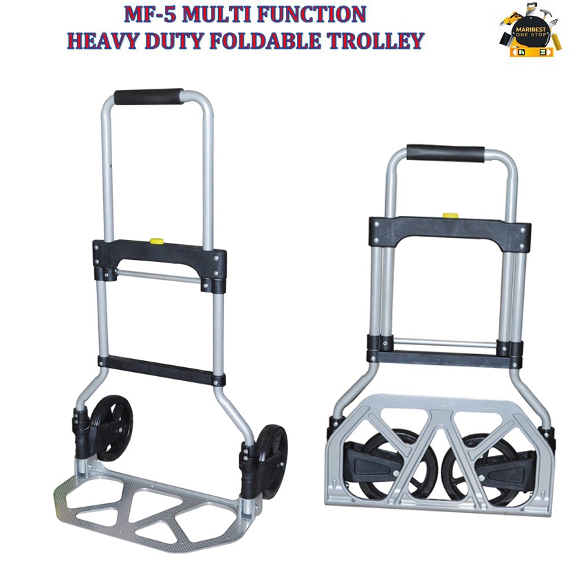 MF5 Multifunction Heavy-Duty Folded Trolley Foldable Trolley Shopping ...