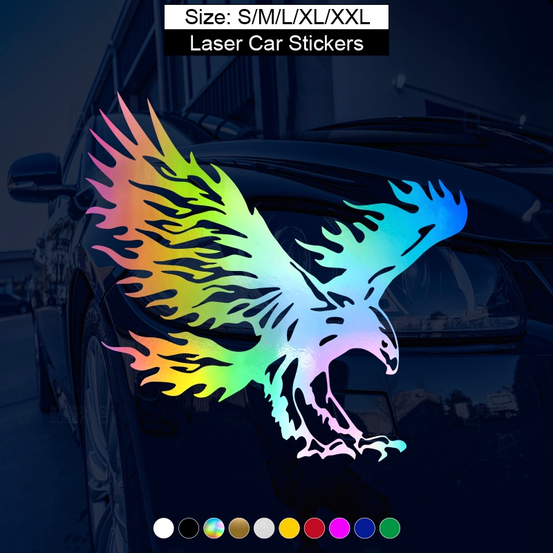 Eagle Car Stickers Spread Wings Eagle Vinyl Decals for Automobile ...
