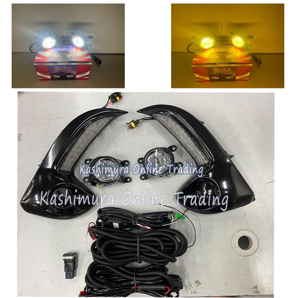 DLAA TOYOTA VIOS NSP 151 YARIS 2021 2022 LEDFOG LAMP foglamp Daylight ...
