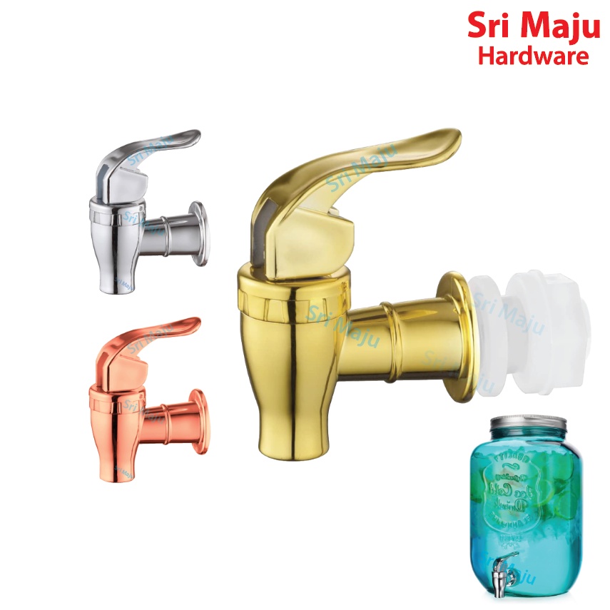 MAJU JBT-JB196 Quality Plastic Jar Bib Tap Party Catering Dispenser ...