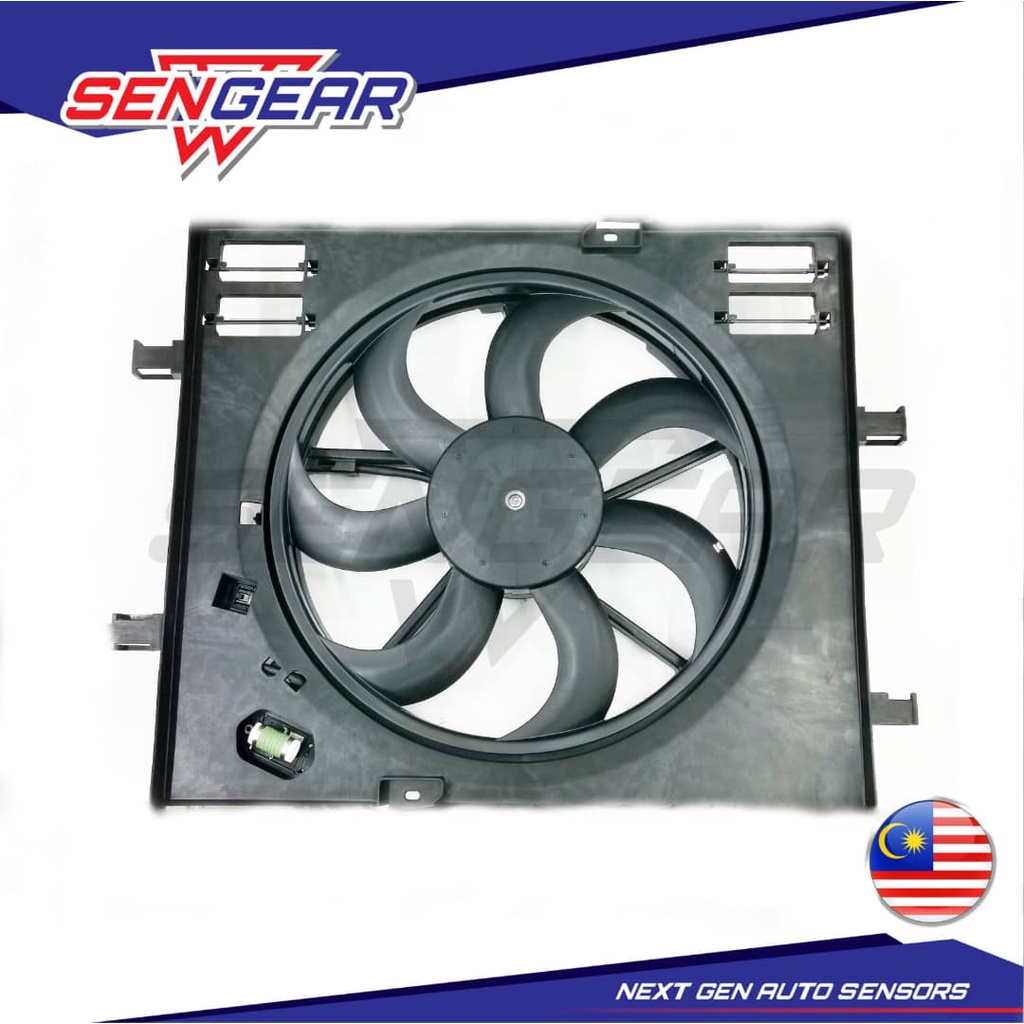 PROTON X70 CBU RADIATOR COOLING FAN MOTOR FAN BLADE & FAN GUARD FM ...