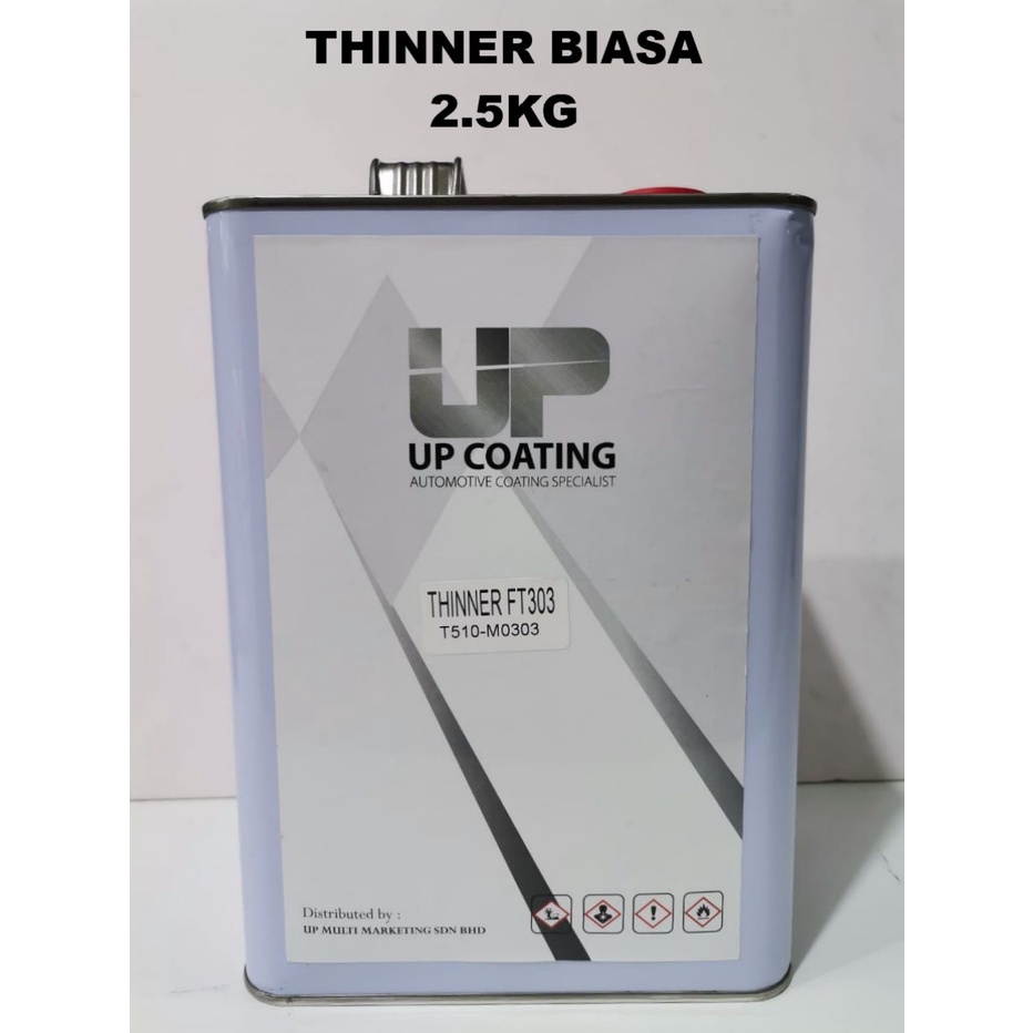 Thinner /Thinner biasa/ Bancuh Cat/Primer/Cuci Spray Gun/2.5kg | Shopee ...