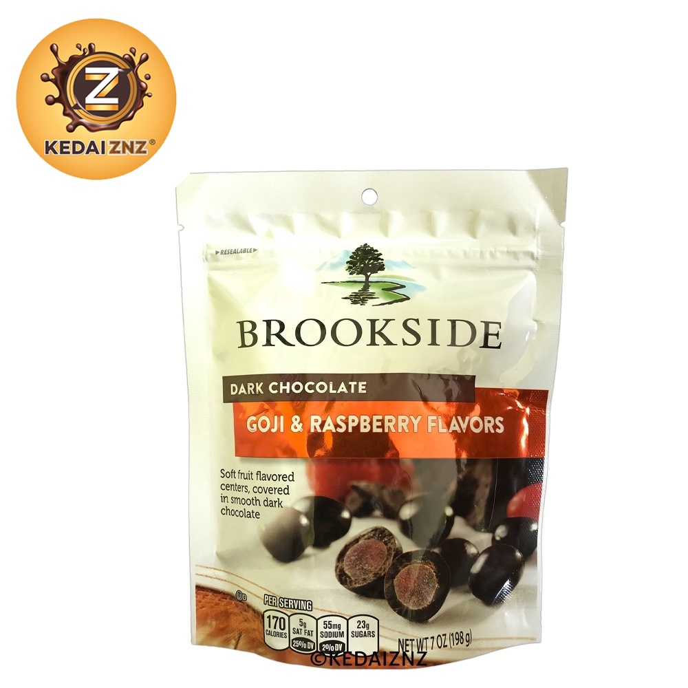 Chocolate BROOKSIDE Dark Chocolate Goji & Raspberry Flavours 198g ...