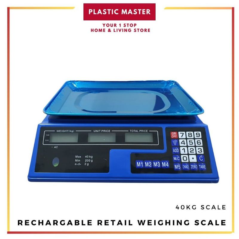 ( SARAWAK ) Weighing Digital Scale 40kg Timbangan Penimbang Electronic ...