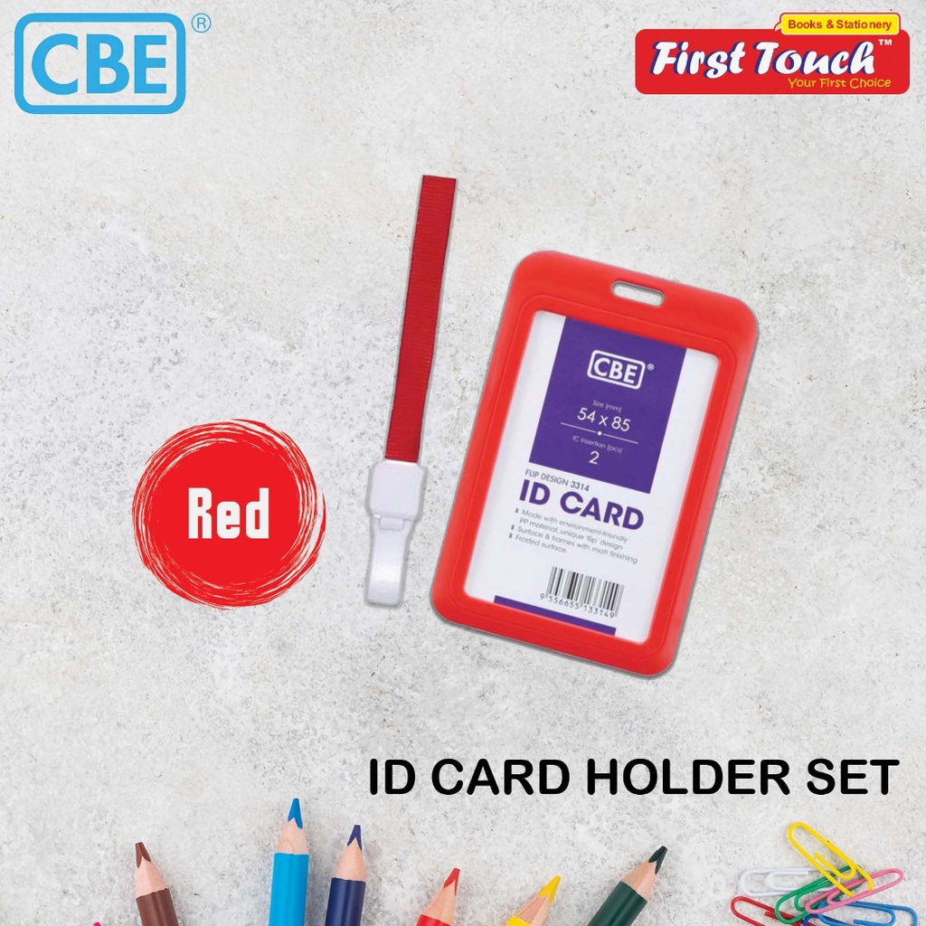 CBE ID Card Holder With Lanyard 3314 Name Tag Holder IC Holder Flip ...