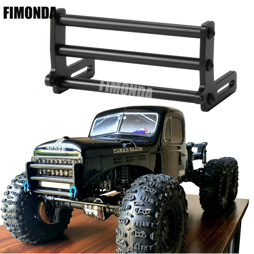 Aluminum Alloy Front Bumper Bull Bars for 1/10 RC Crawler Chassis LCG ...