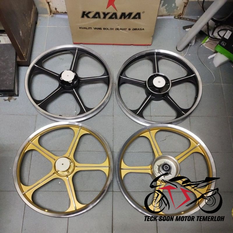 Sport rim GTO22 kayama fg 505 modenas kriss2 kriss 2 ct100 ct110 5 ...