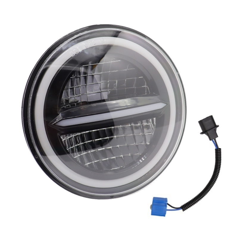 【Ready Stock】7 inch LED Motorcycle Headlight Universal 7"Round Head ...
