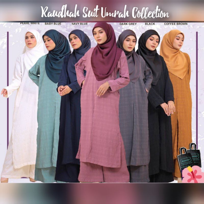 Suit Raudhah Umrah Collection | Shopee Malaysia