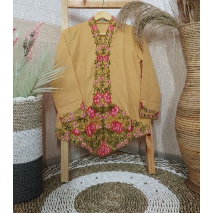 READY STOCK 🇲🇾 Kebaya Sulam Bunga TOP ONLY | Shopee Malaysia