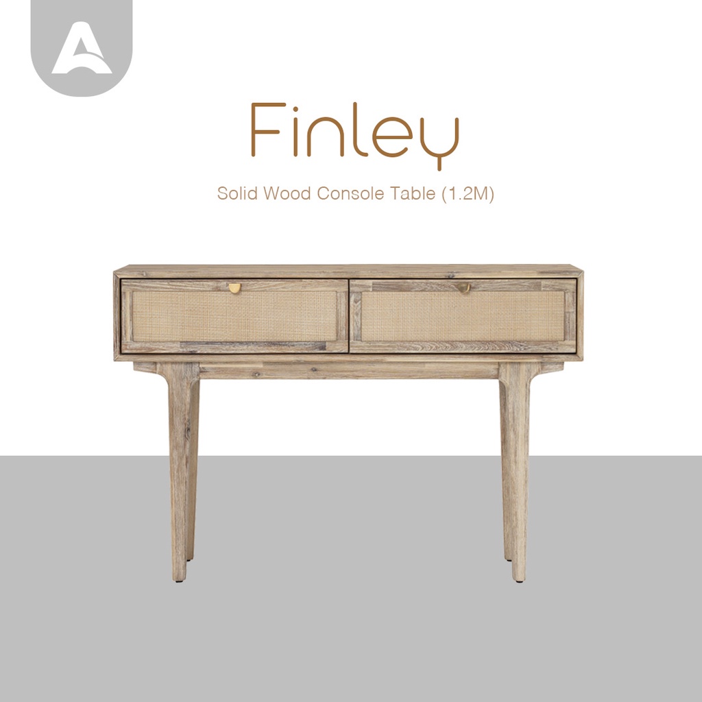 Arturo - Finley Solid Wood Cosole Table (1.2M) | Shopee Malaysia