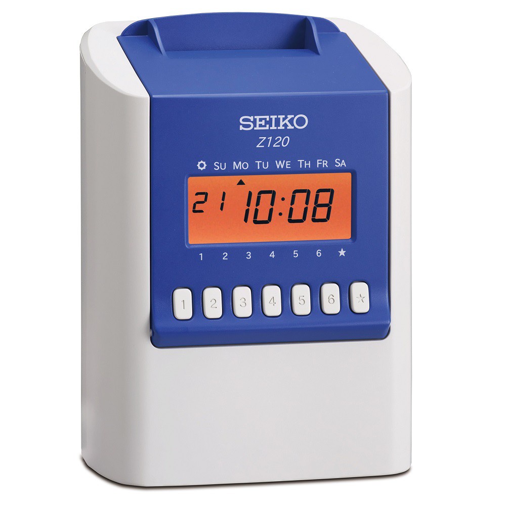 Seiko Z120 Time Recorder Punch Card Machine Japan Quality QR-350 QR350 ...