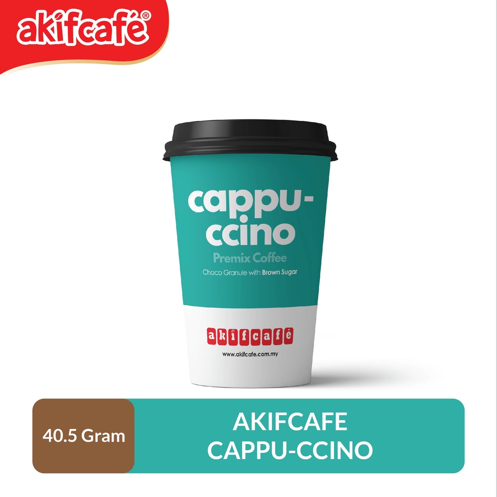 Akifcafe Hot Cup - Cappu-Ccino ( 40.5g ) | Shopee Malaysia