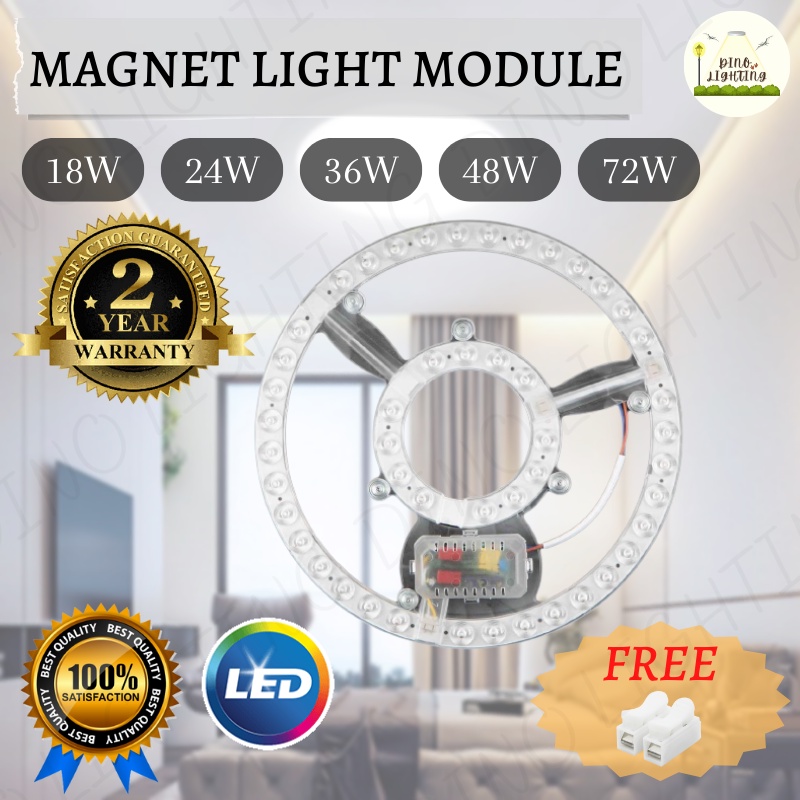 18W/24W/36W/48W/72W LED ROUND MAGNET MODULE LIGHT CIRCULAR TUBE LIGHT REPLACEMENT MAGNETIC ...