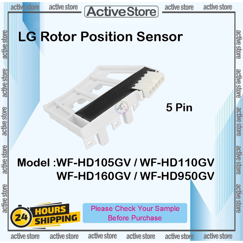 LG Washing Machine Rotor Position Sensor WF-HD105GV WF-HD110GV WF ...