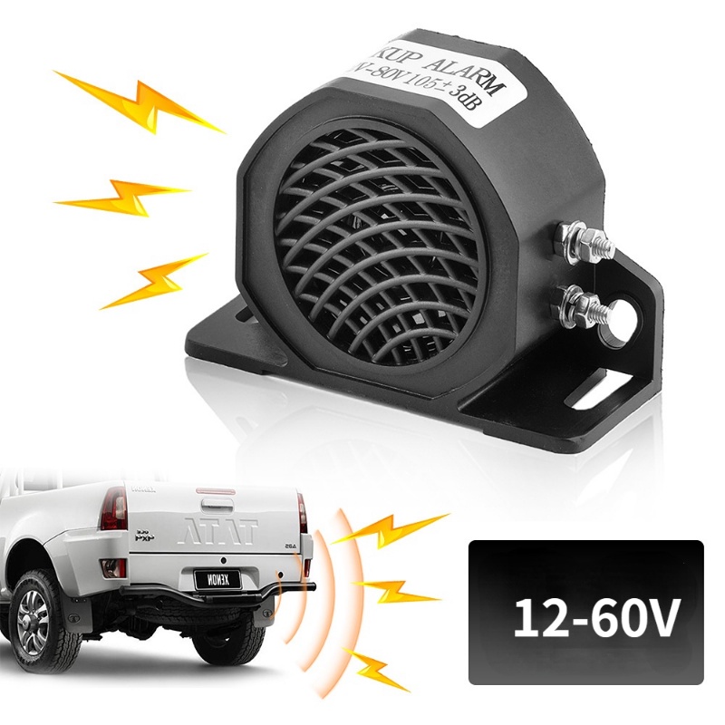 12V-60V Backup Siren Reverse Buzzer Warning Siren Horn for Truck Lorry ...