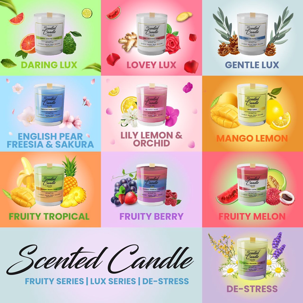 [NEW] Premium 100% Soy wax Candle 55gram | Made in Malaysia | Gift ...