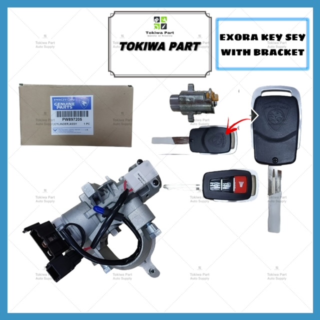 ORIGINAL PROTON EXORA CPS BOLD KEY SET REMOTE BUTTON KUNCI START PINTU ...