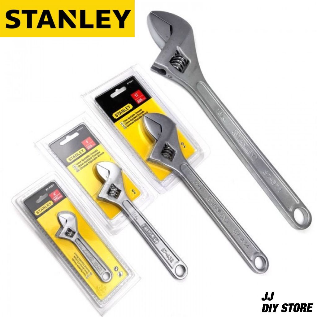 STANLEY branded 8"-12" Adjustable Wrench Spanner HIDUP SPANAR HIDUP 87 ...