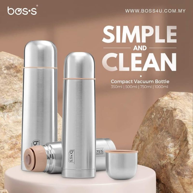PLUS AIR PANAS/Bos's Stainless Steel SUS304 Vacuum Thermal Flask ...
