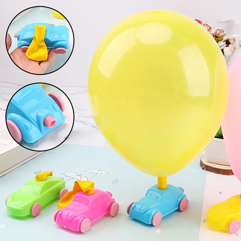 Creative Childrens Balloon Racing Car Kit Party Bag Filler Toys Kids ...