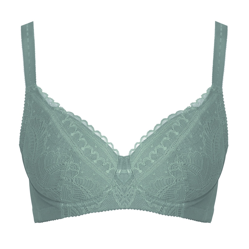 XIXILI RIVERA HIGH PANELED DEMI CONTOUR BRA - GREEN | Shopee Malaysia