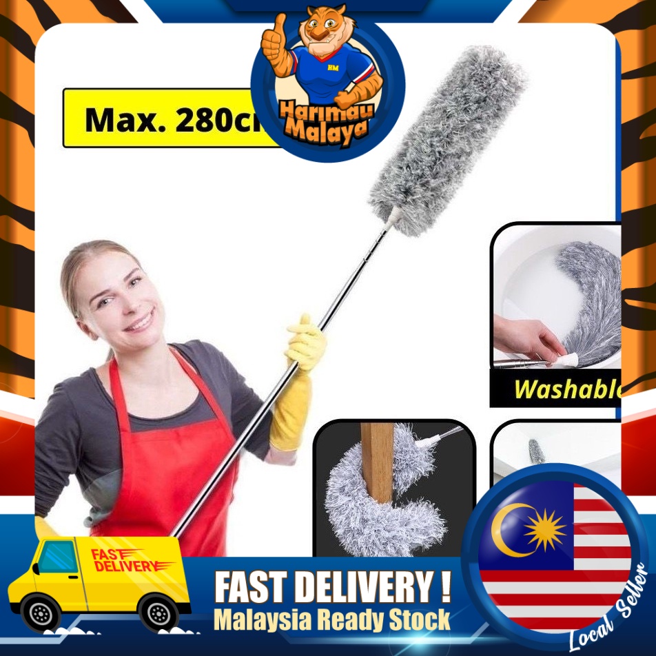 HM Duster Expandable 280cm Long Microfiber Duster Penyapu Habuk ...