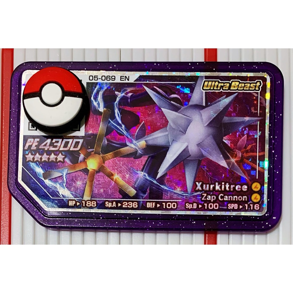 (Scannable Malaysia) Pokemon Gaole Lagend Part.1 Xurkitree 05-069 5⭐ ...