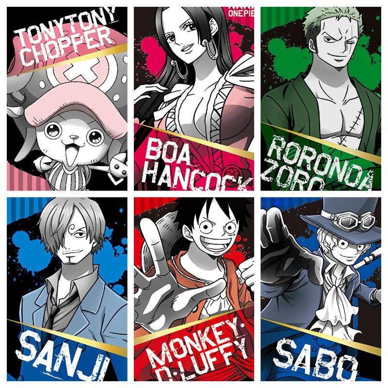 Anime OnePiece Main Character Luffy BOA Robin Zoro Chopper Wall Art ...