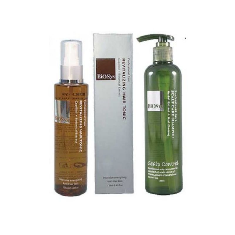 biosys revitalizing hair tonic 120ml and scalp care shampoo( 300ml ...