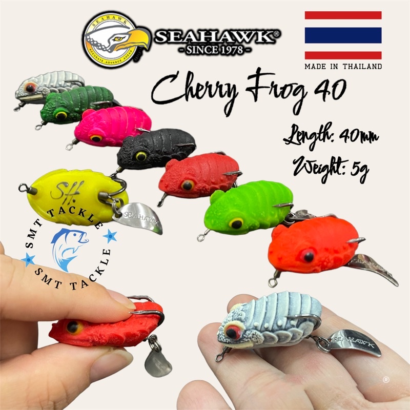 Seahawk Cherry Frog 40 Soft Frog 💯Made In Thailand | Shopee Malaysia