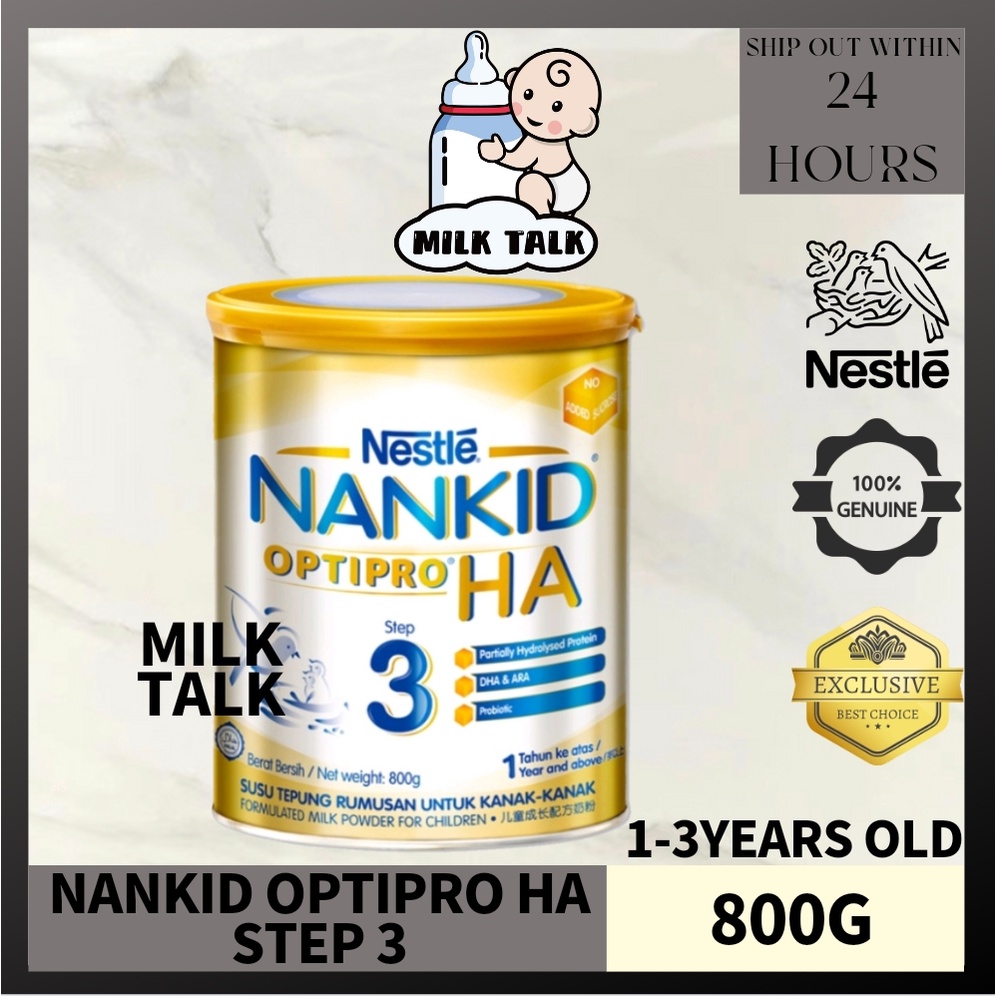 Nestle Nankid Optipro HA Step 3 Hypoallergenic (800g) Exp: 06/2025 Nan ...