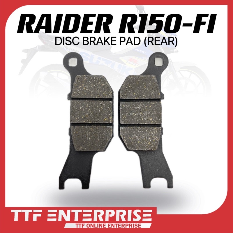 RAIDER R150-FI DISC BRAKE PAD (REAR) RIDER R 150 FI | Shopee Malaysia