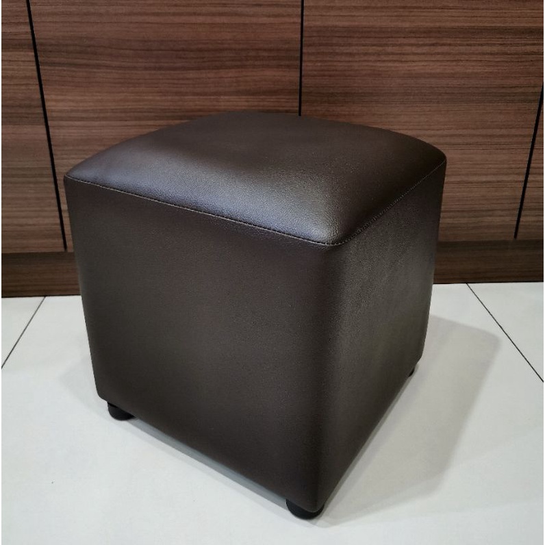 Stool PVC Leather Small Stool Sofa Footstool Bench Bangku Segiempat ...