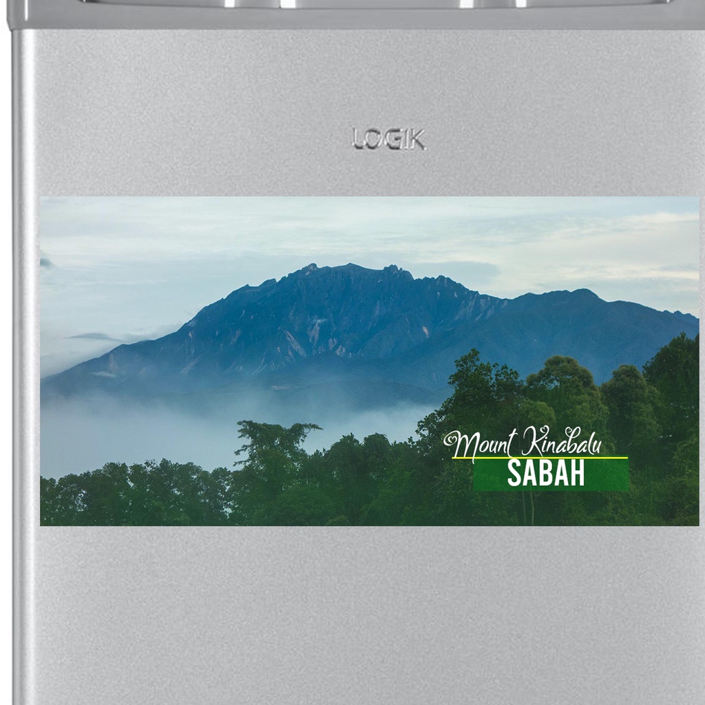 Mount Kinabalu Sabah Semporna Malaysia Gift Souvenir Fridge Magnet ...