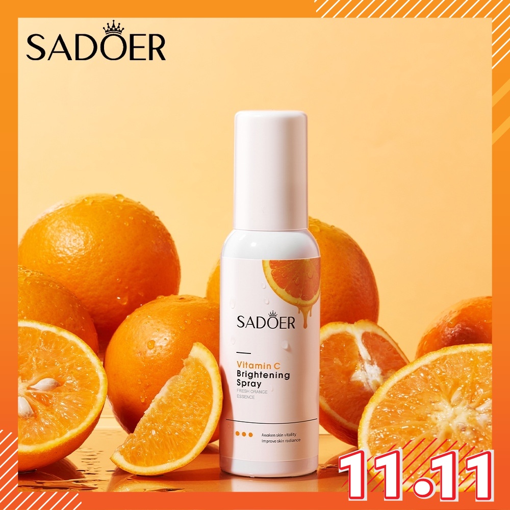 ROREC SADOER Vitamin C Brightening Spray Fresh Orangen Essence Hydrating Moisturizing Toner ...