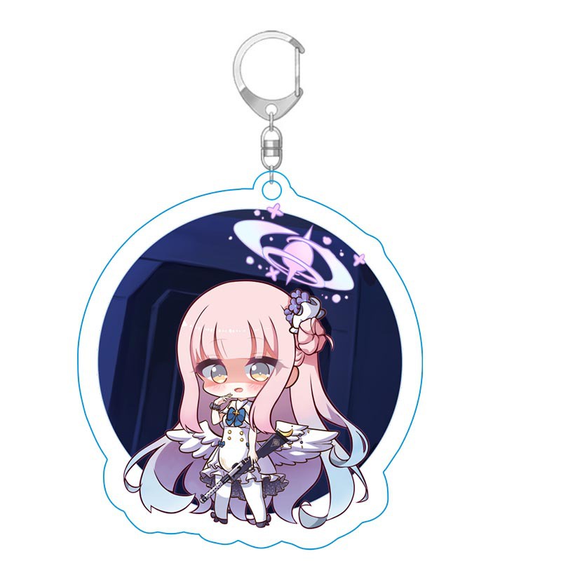 Cute Game Blue Archive Keychain Anime Keyring Acrylic Cute Bag Pendant ...