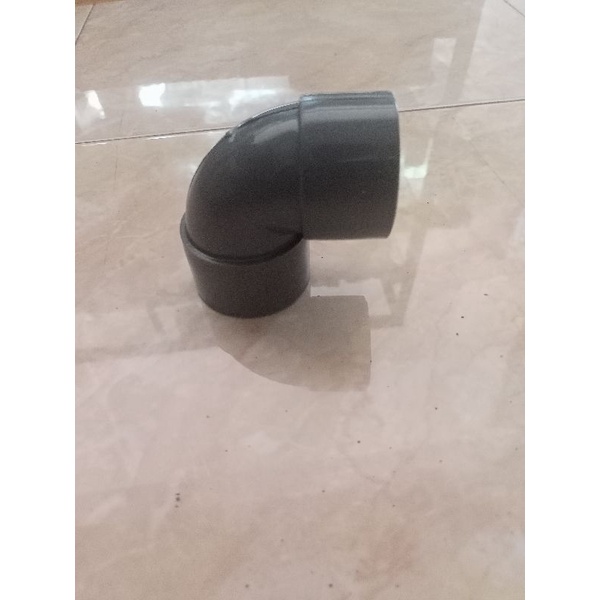 PVC Knee Pipe Connection 1 1/2 inch / Elbow / L Sock Connection ...