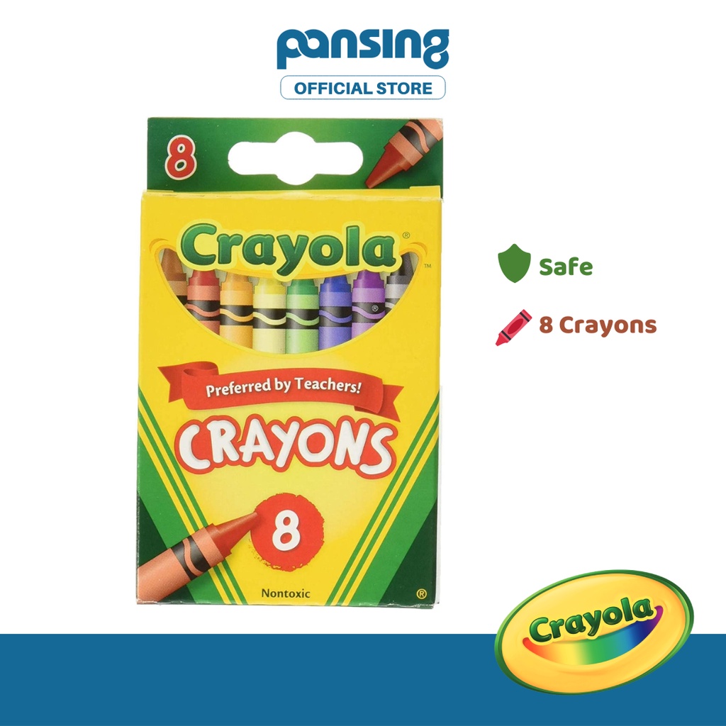 Crayola Classic Crayons (8 Count) | Shopee Malaysia