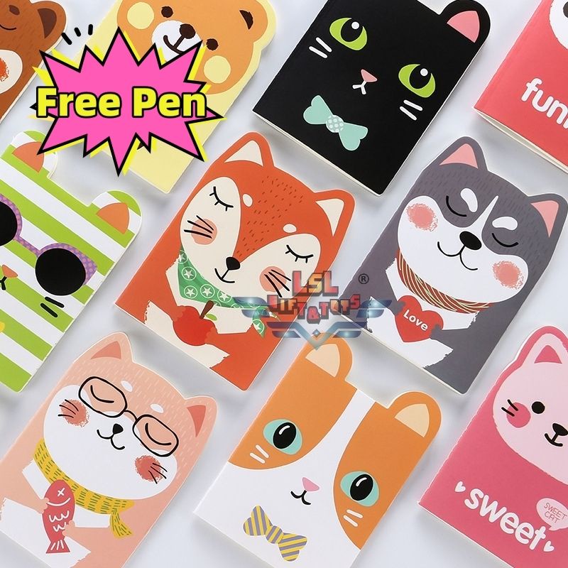 [R-621] LSL GIFTS 72K Pocket Size Notebook 20/36 Pages Horizontal Line ...