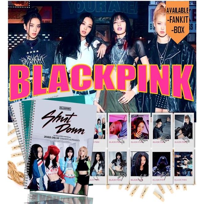 [BLACKPINK] FANKIT PACK SHUTDOWN PINK VENOM THE ALBUM BORN PINK ICE ...