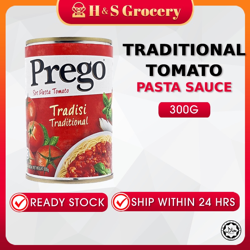 Prego Pasta Sauce / Sos Pasta | Traditional Tomato Carbonara Mushroom ...