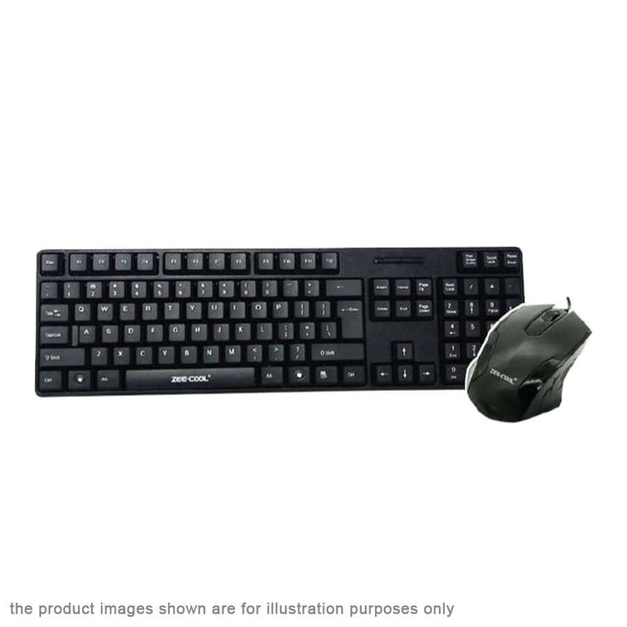 Zee-Cool KM2 USB Wired Waterproof Keyboard Mouse Combo Set (USB Mouse ...