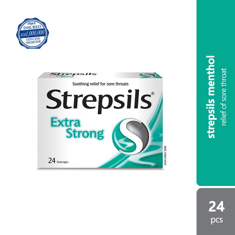 Strepsils Extra Strong Menthol 24s | Shopee Malaysia