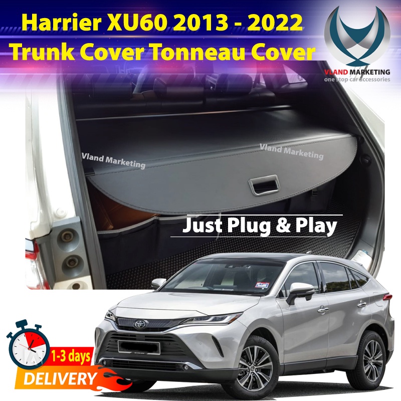 Toyota Harrier XU60 2013 - 2022 Leather Retractable Trunk Cover Rear ...