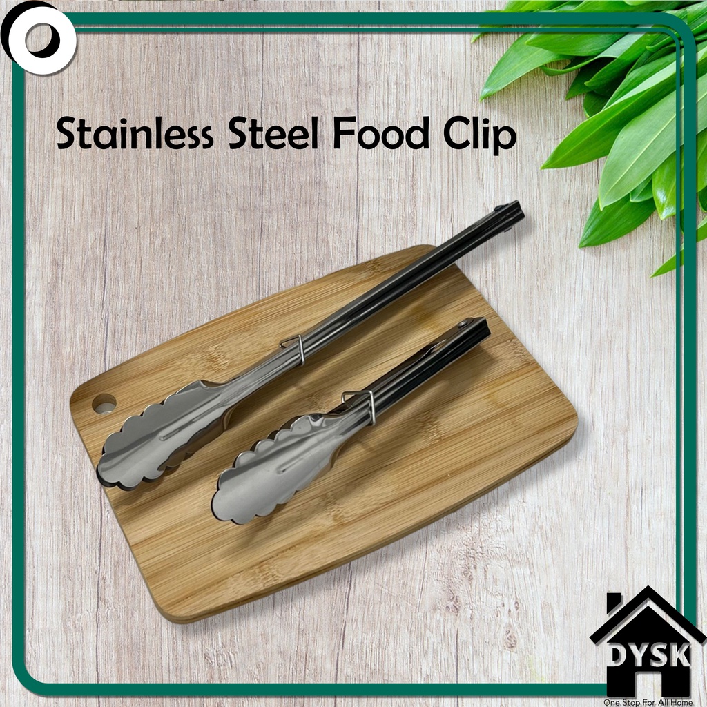 8 /14 Inchi Stainless Steel Tong Food Clip | Shopee Malaysia