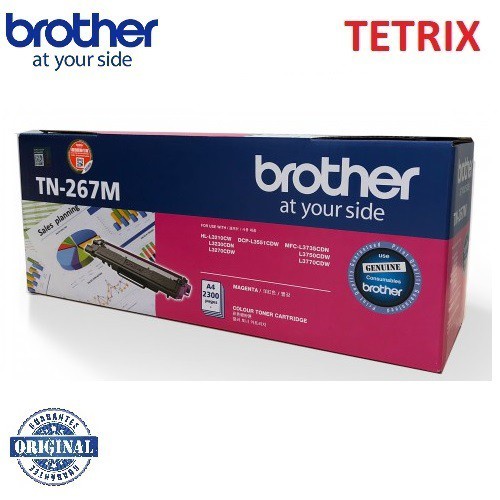 Brother TN-267M Magenta Original Toner Cartridge HL-L3230CDN / DCP ...