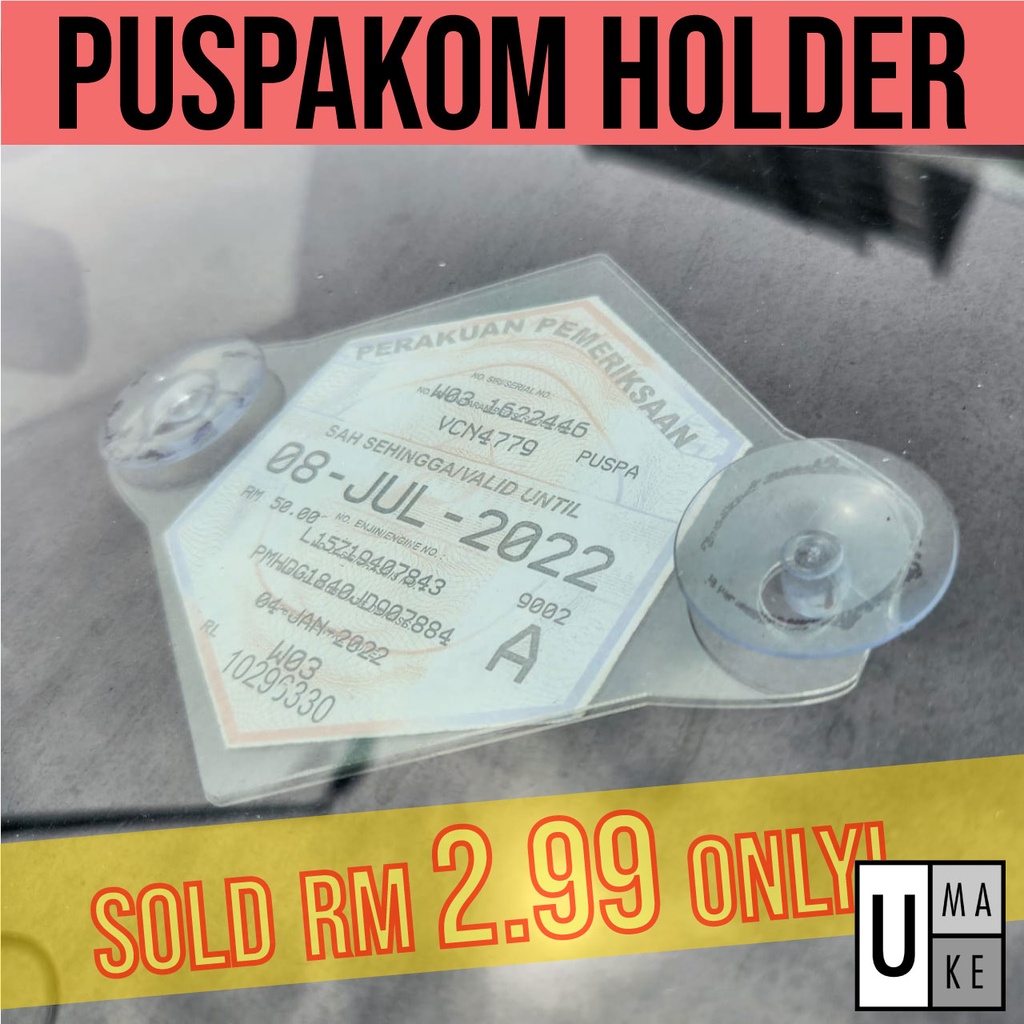 Ready Stock Puspakom Holder Car Roadtax Puspakom 4X4 Lorry Van Lori ...