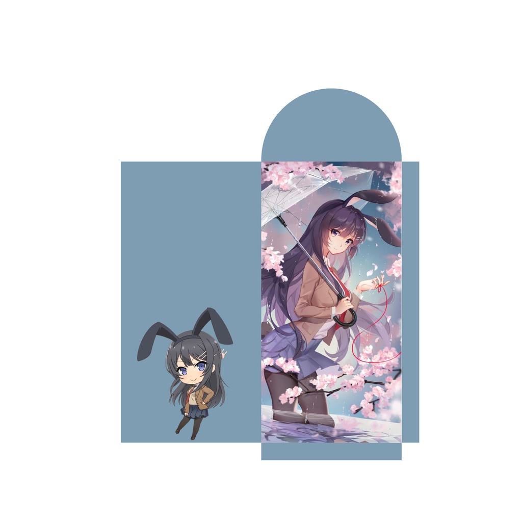 Sampul Raya / Angpao Anime Bunny Girl Senpai | Shopee Malaysia