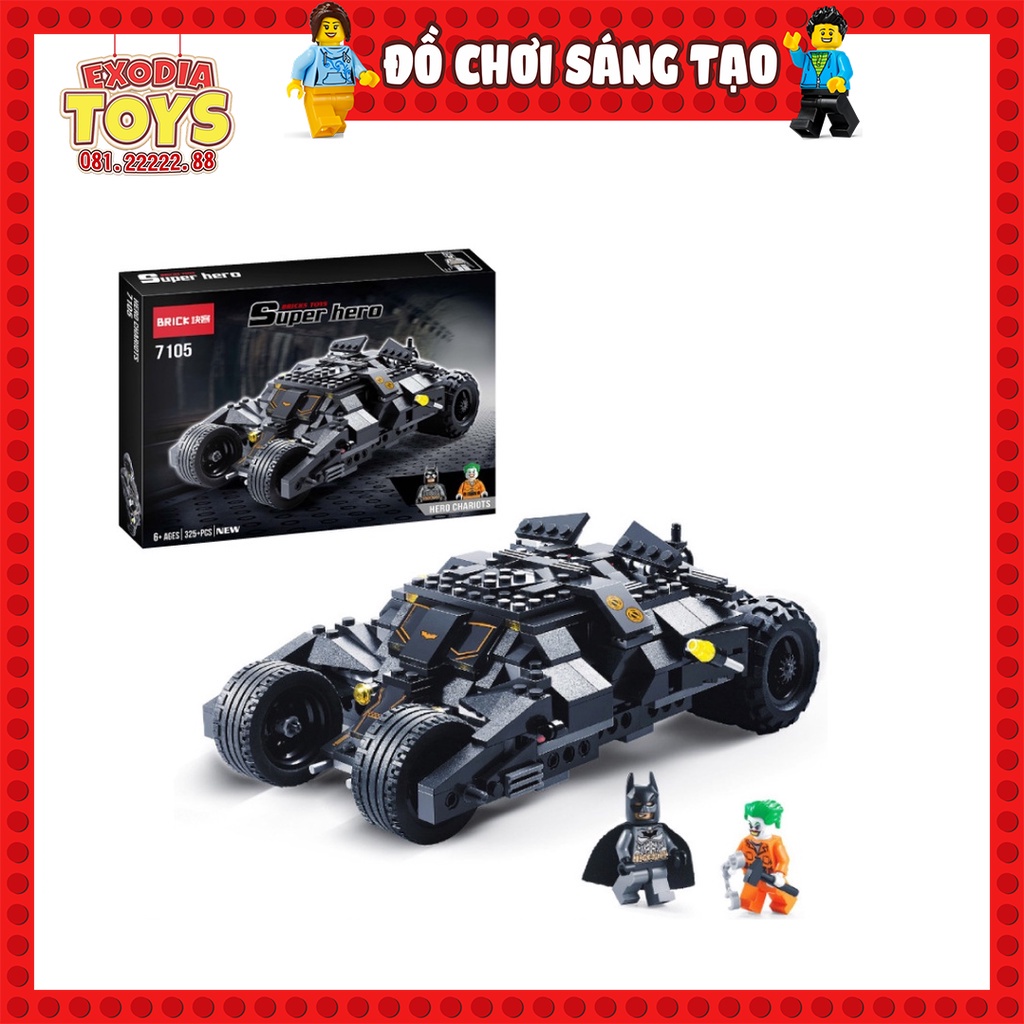 Dc Comics Puzzle Batman's Batmobile Tumbler - Smart Toys - DECOOL 7105 | Shopee Malaysia